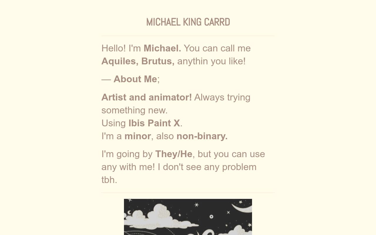 Michael King CARRD + DNI / DNF